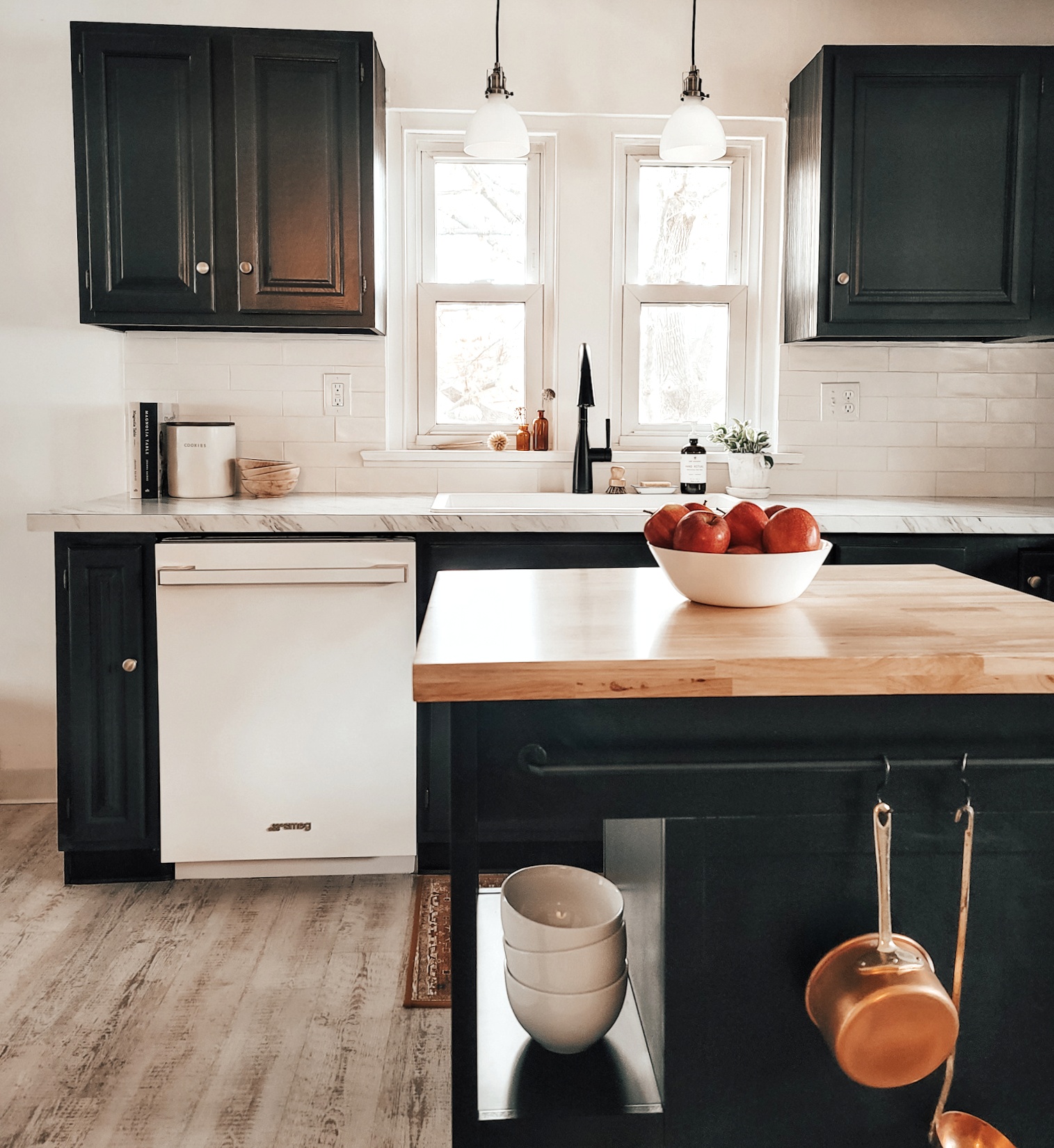 How to DIY Paint Kitchen Cabinets - Showit Blog
